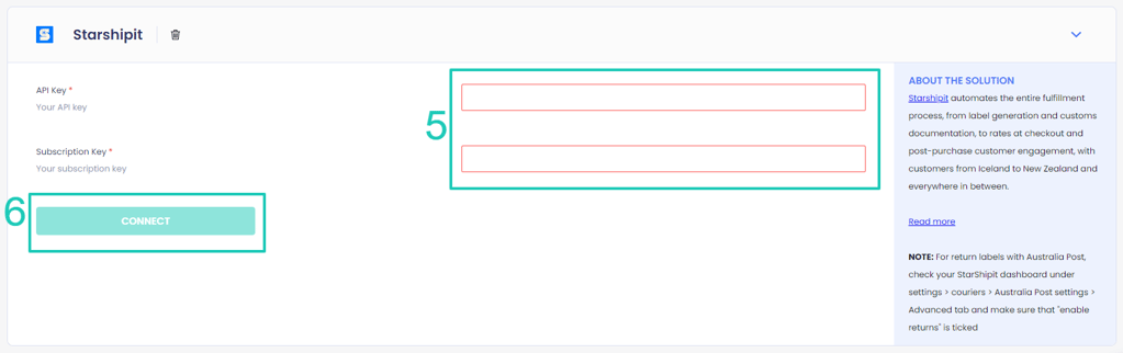 Integration With Starshipit